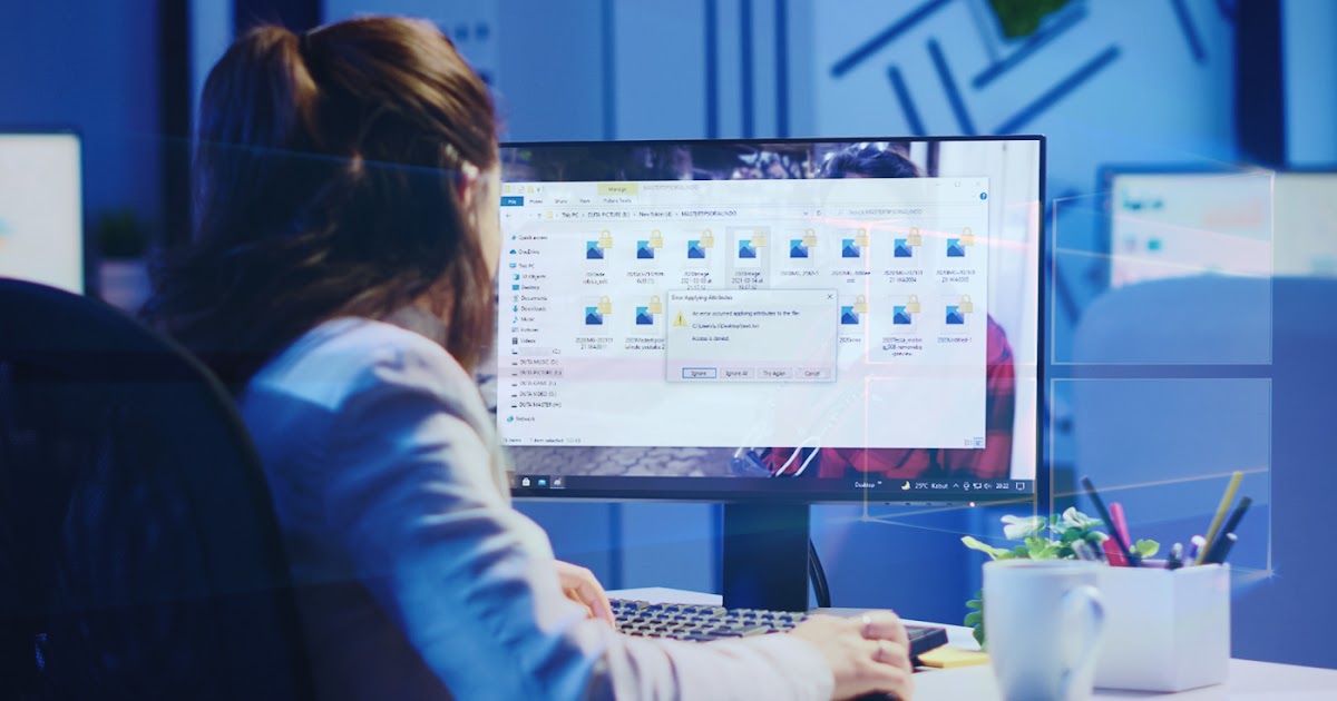 Memperbaiki Error An error occurred applying attributes to the file di ...