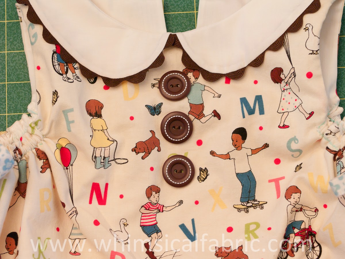 Whimsical Fabric: Sew Along #14 - Frannie Dress - Lesson #3