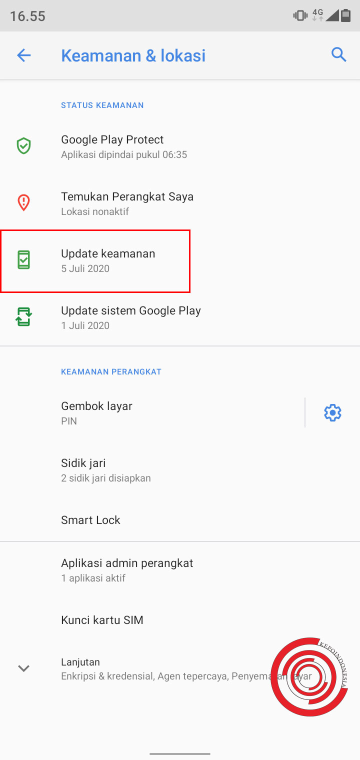 Cara Cek Patch Keamanan Android Sudah Update atau Belum - KEPOINDONESIA