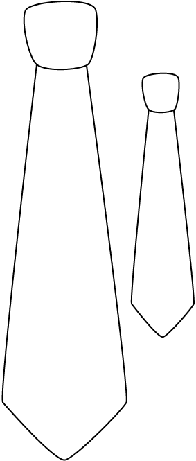 Molde de corbata para imprimir - Imagui