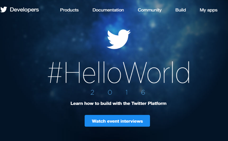 The New Twitter Developers - An entirely new experience for docs and ...
