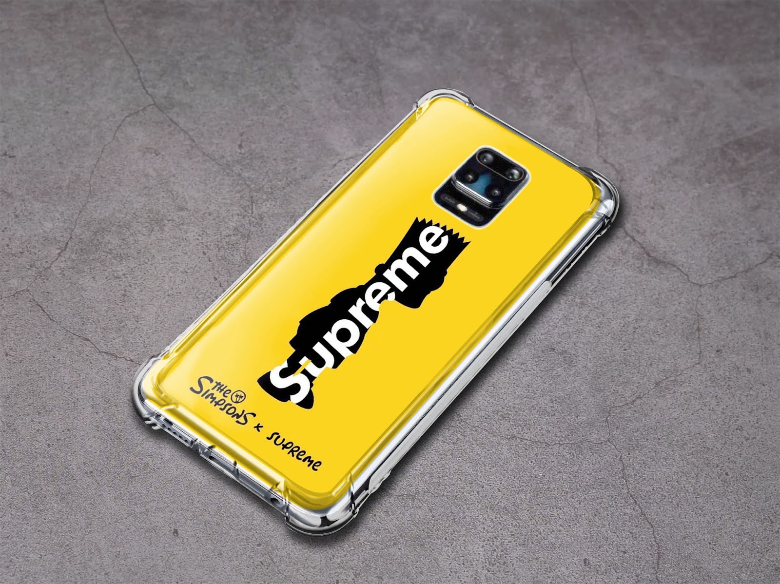 Mockup Case Anticrack Xiaomi Redmi Note 9 Pro Gratis