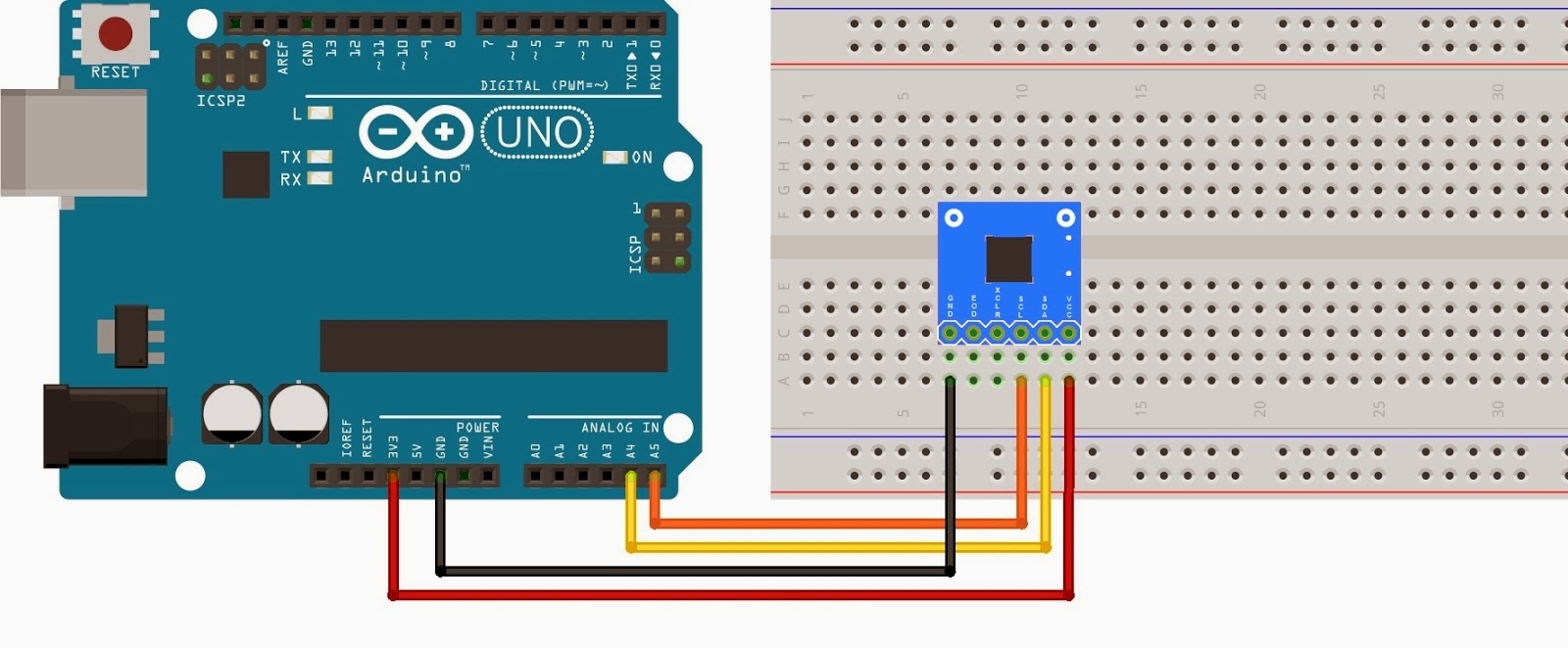 Tutoriais Sensores IX : BMP085-GY85 Barômetro - Arduino Eletrônica