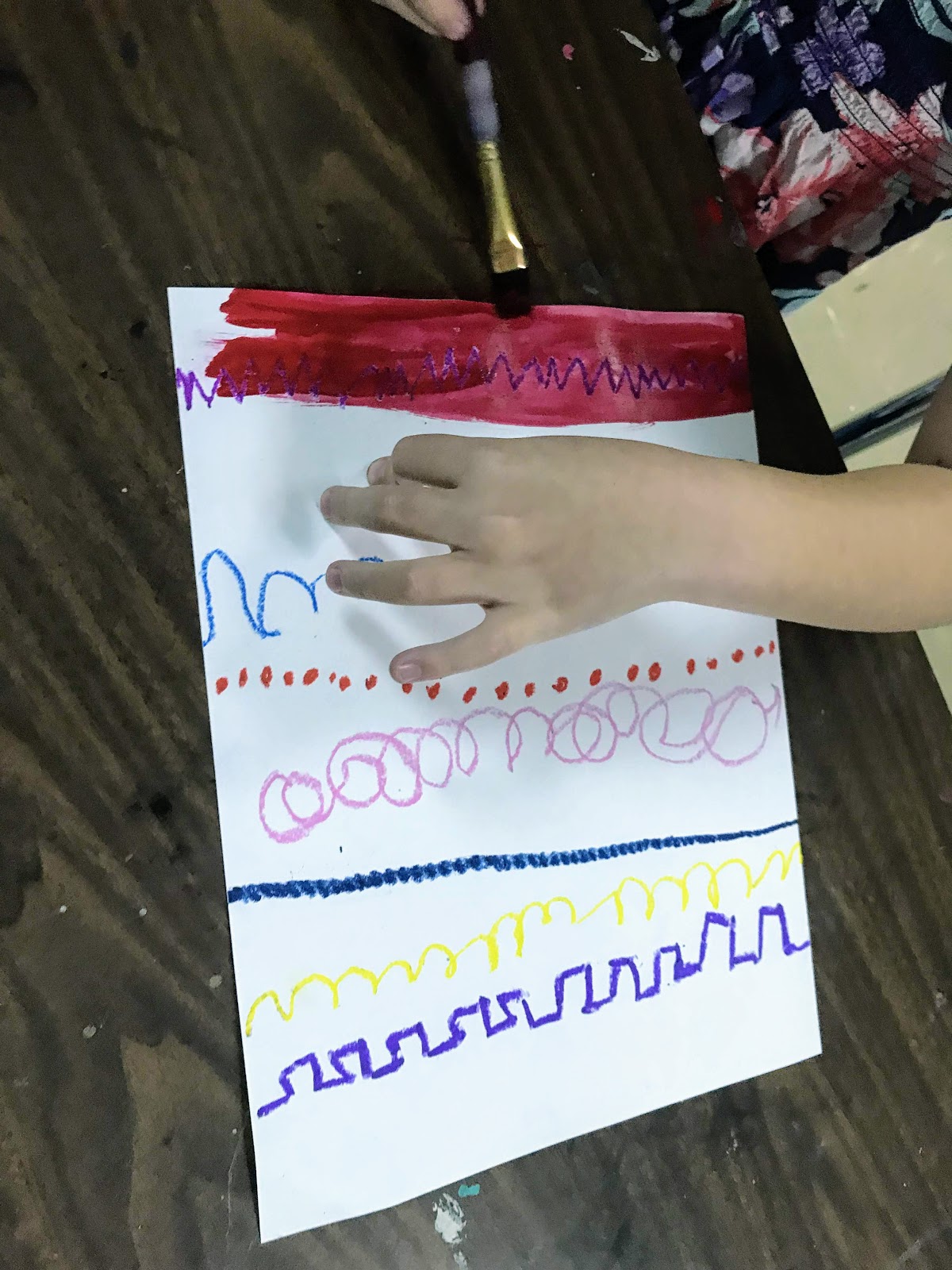 Elements of the Art Room: Kindergarten Line Painting Monsters