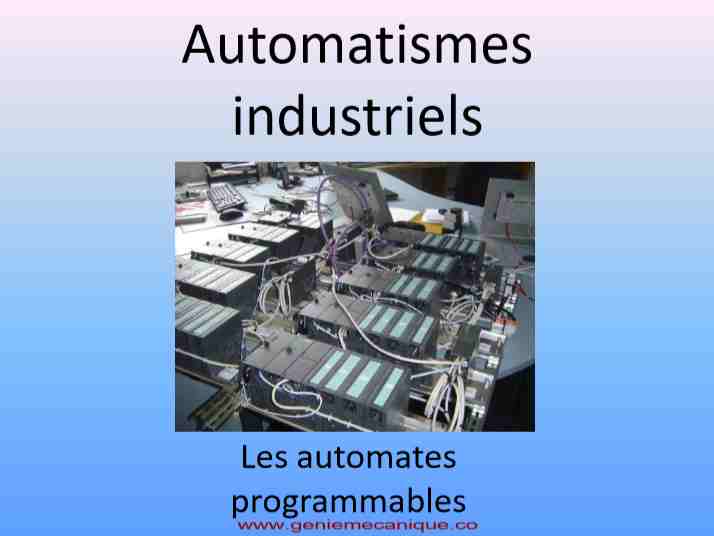 Automatismes industriels