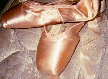 Antique Pointe Shoes: Chacott