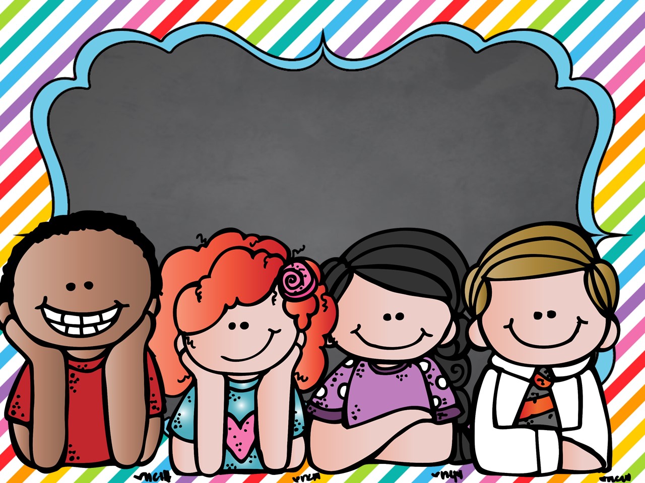 the BRAINY BUNCH: Editable chalk boards