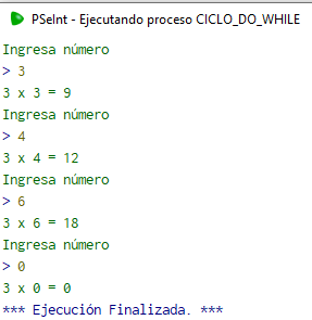 Ciclo Do-While en PSeInt