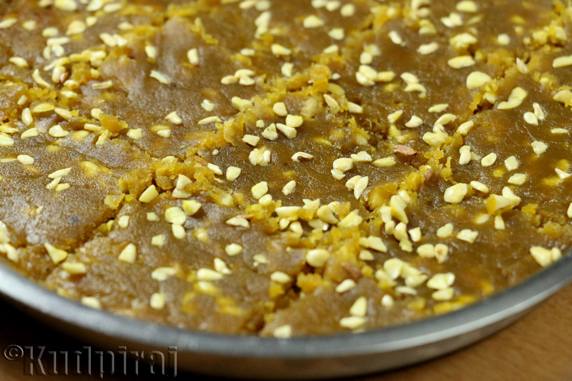Kudpiraj's Garam Tawa: Mango Chana Daal Halwa