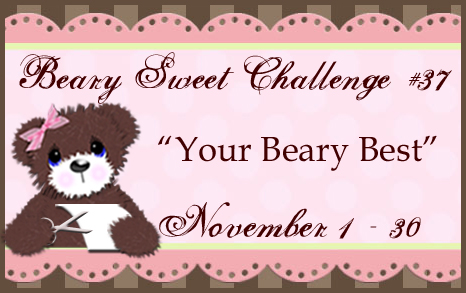 The Beary Scrap Design Team and Challenge Blog: Beary Sweet Challenge ...