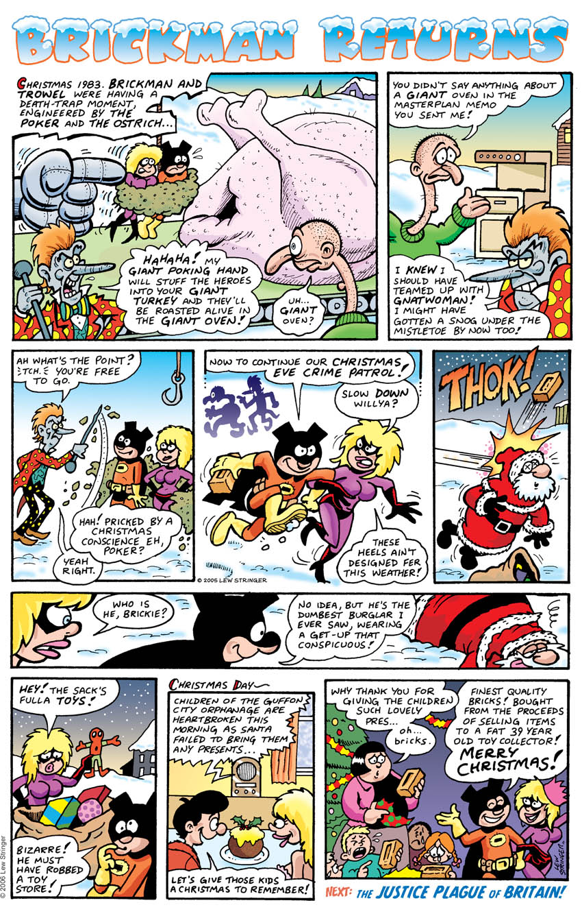 Lew Stringer Comics: Festive Flashback: BRICKMAN (2005)