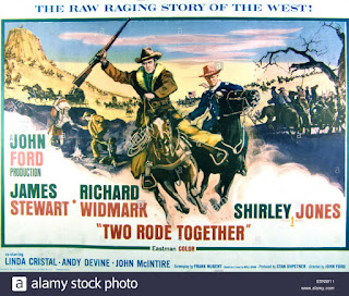 Save Send Delete: "Two Rode Together" 1961 Jimmy Stewart, Richard ...
