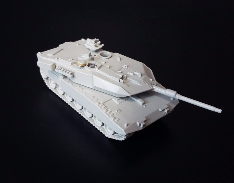 10mm Wargaming: 10mm Leopard 2 A7 from Arrowhead Miniatures