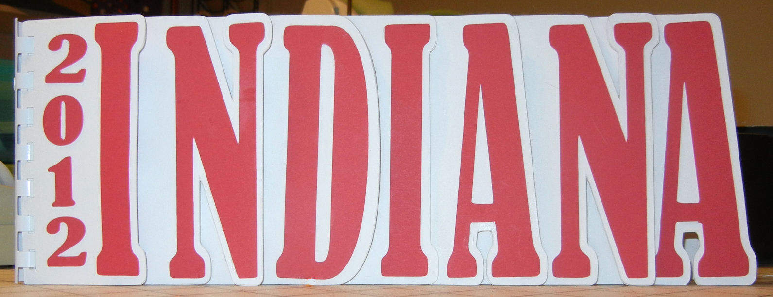 Bobbi's Treasure: Indiana Word Book Fun!