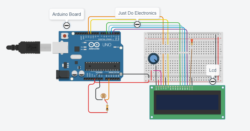 Ldr Interfacing With Arduino