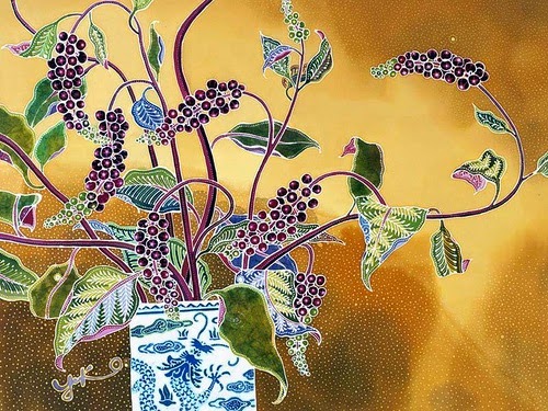 Indonesian Batik painting made by Yuko Nakata ~ easy arts and crafts ...