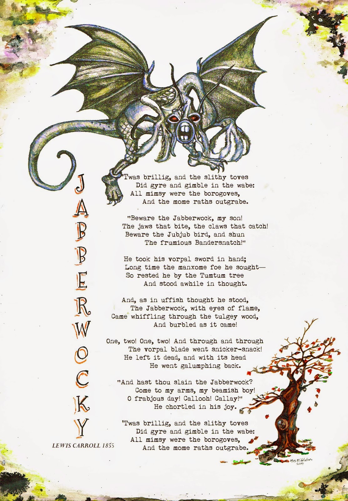 Mrs Middletons Tales From The Bookroom My Jabberwocky mrs-middletons-tales-from-the-bookroom-my-jabberwocky