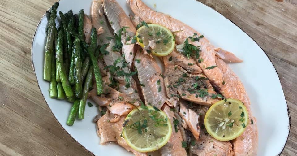 Zalmforel in papillot