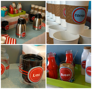 a. party style: coffee + dessert party