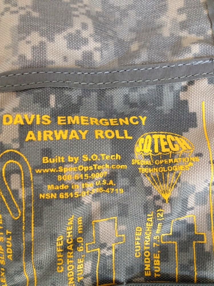 Webbingbabel: Davis emergency airway roll - DEAR