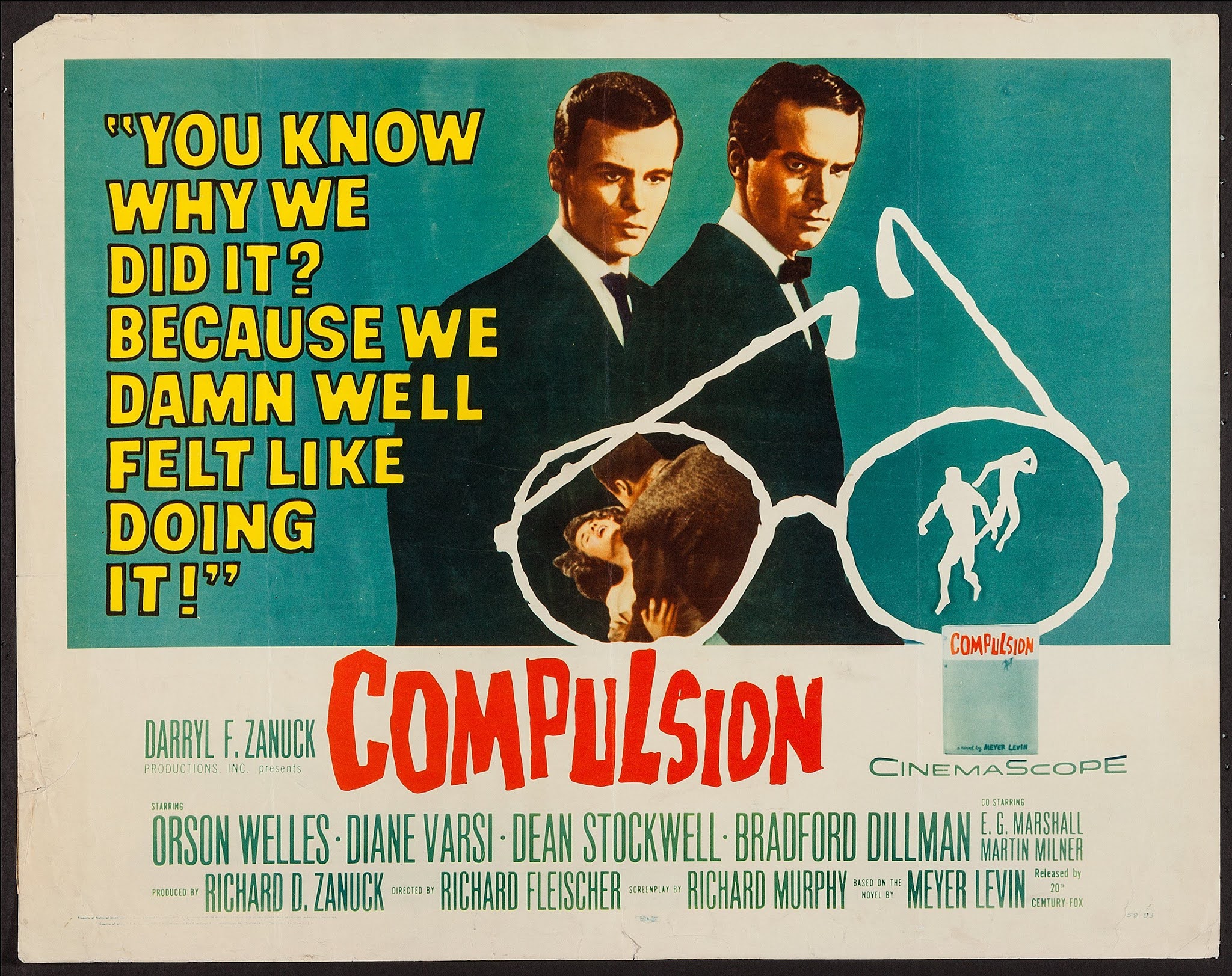 Classic Movie Man: The Leopold and Loeb case is the basis for “Compulsion”
