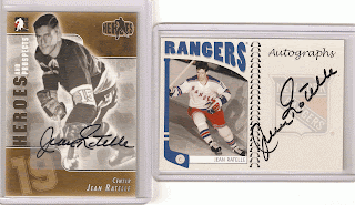 Hockey Card Heaven: 1,000 Point NHL Player Autographs - #35 Jean Ratelle