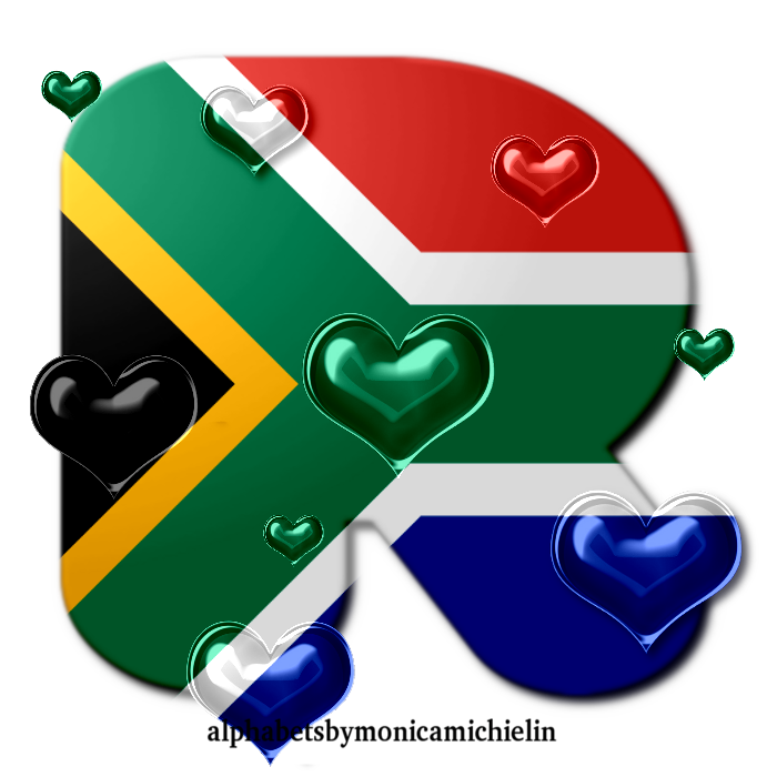 M. Michielin Alphabets: SOUTH AFRICA FLAG ALPHABET AND PNG ICONS ...