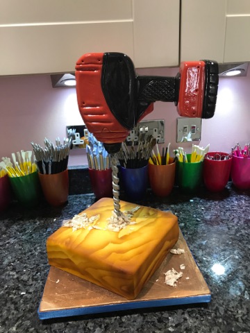 Electric Drill Cake