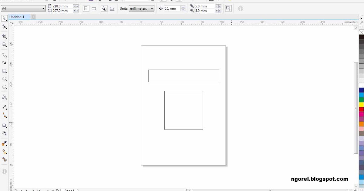 Tutorial Corel Draw Membuat Kotak, Lingkaran dan Polygon secara Presisi ...