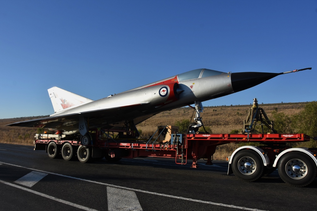 Central Queensland Plane Spotting: Restored RAAF Mirage fighter A3-55 ...
