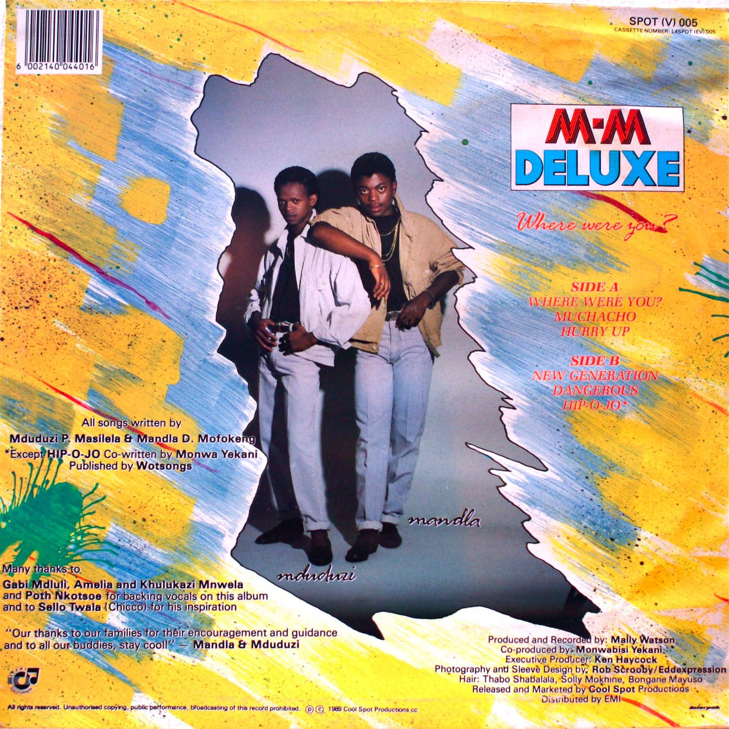 Afro-Synth: MM DELUXE - Where were you? (1989)