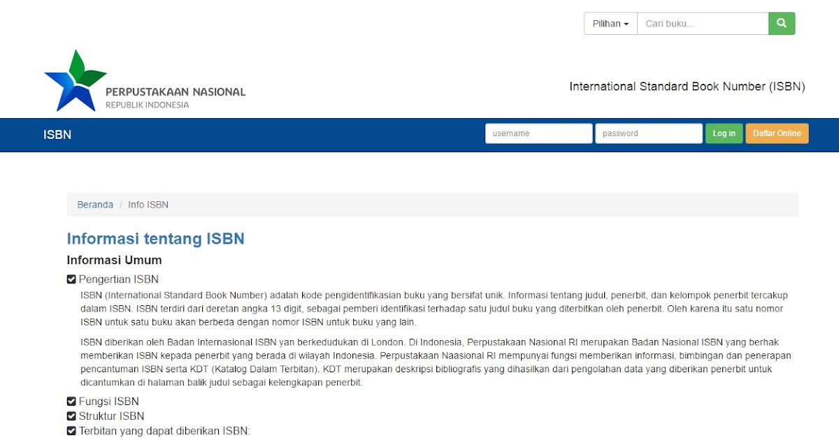 Persyaratan Permohonan ISBN, KDT dan Barcode - BERBAGI ILMU