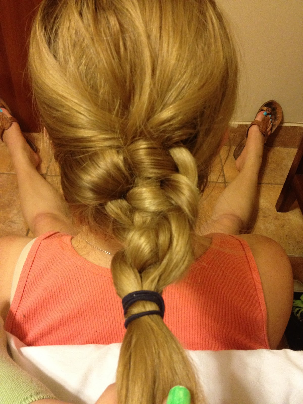 Kat's Tails: Four strand braid