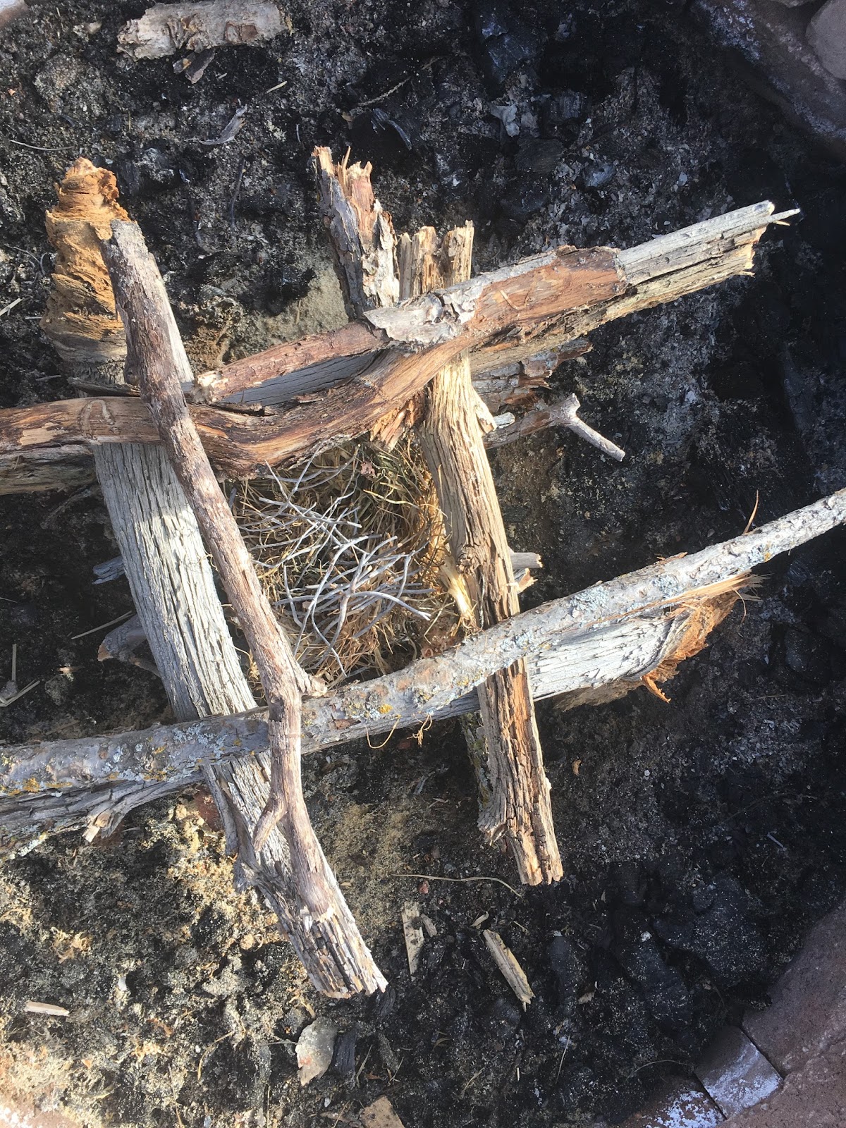 Journeys Of The Crew : Log Cabin Fire Lay