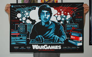 INSIDE THE ROCK POSTER FRAME BLOG: War Games Movie Poster By James ...