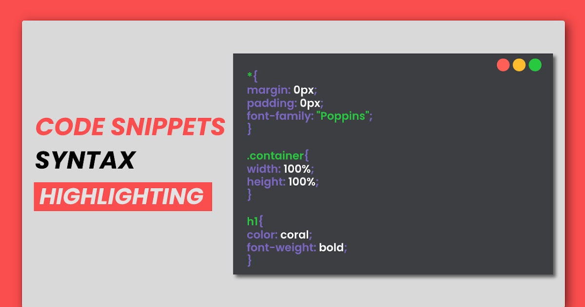 Code Snippets Syntax Highlighting | Rustcode | RUSTCODE Code Snippets Syntax Highlighting | Rustcode | RUSTCODE