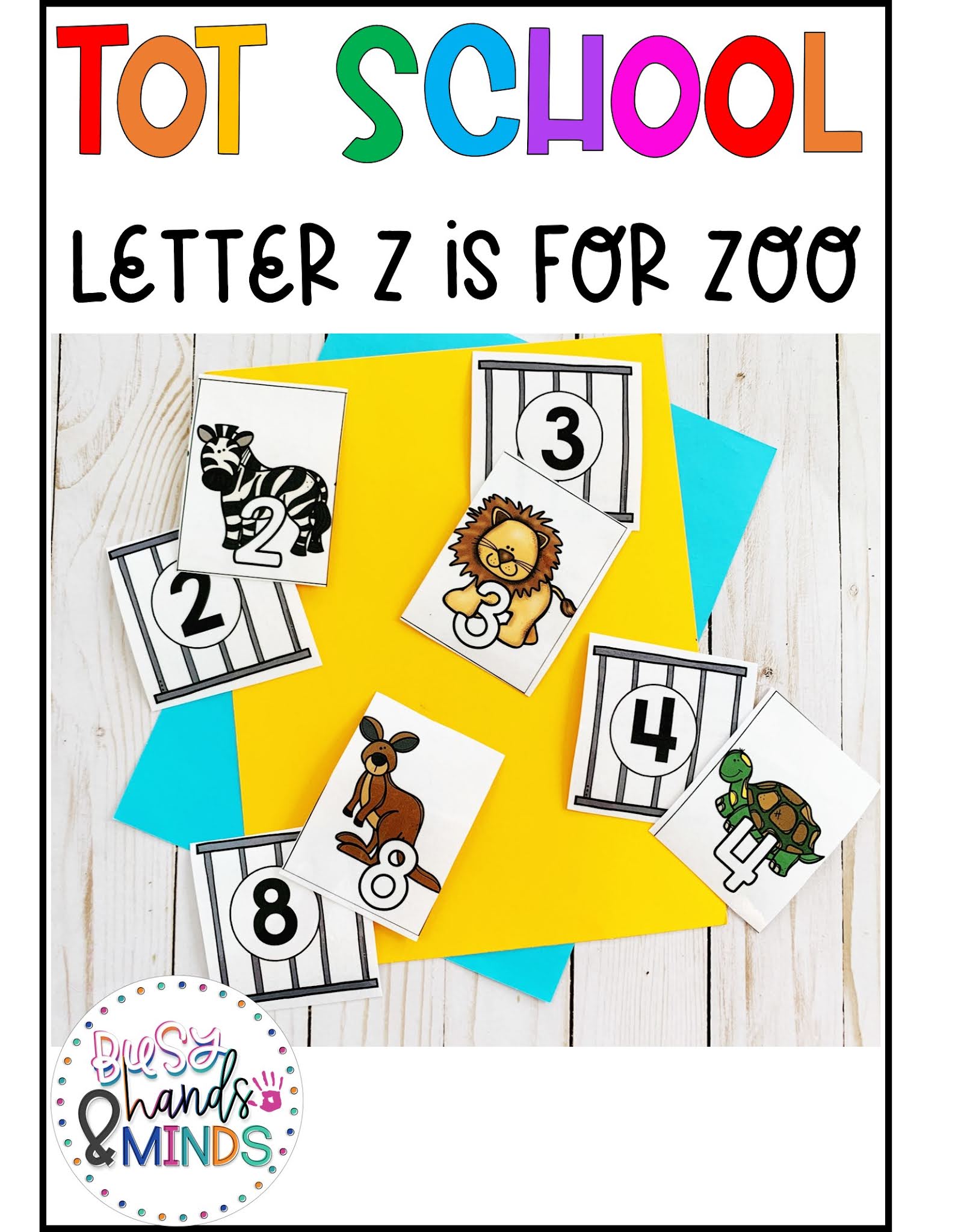 Tot School- Letter Z is for Zebra | Busy Hands and Minds