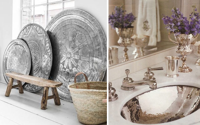 Marzua: El color metalizado en decoración