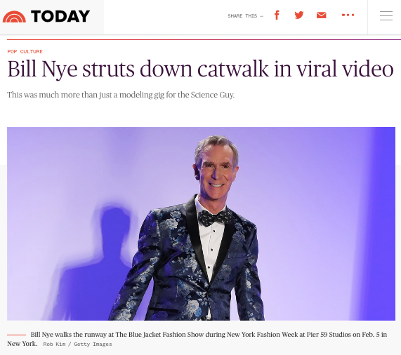 Future-ish: SeanChron | Bill Nye, From Stylish Scientist to Cause Model ...