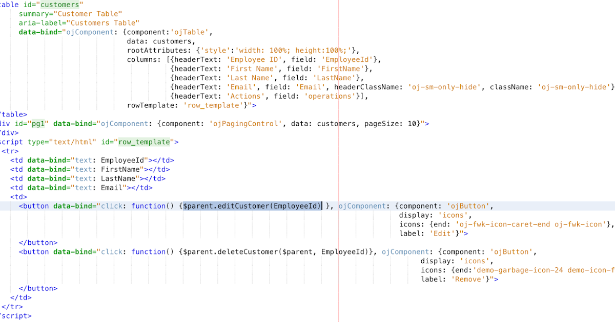 Andrej Baranovskij Blog: Oracle JET CRUD - Search and Edit Form - Part I