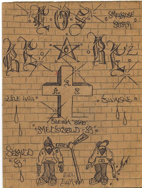 TROPICALIZER: Chicago gangs // Drawing