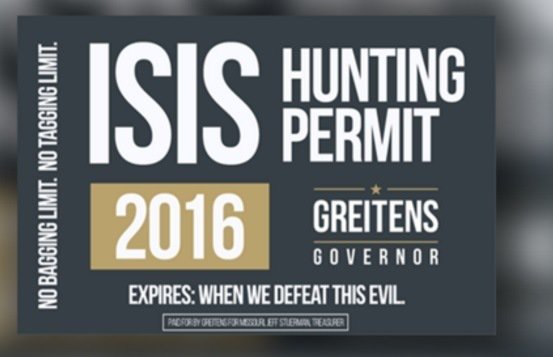 TYWKIWDBI ("Tai-Wiki-Widbee"): ISIS "hunting permit"
