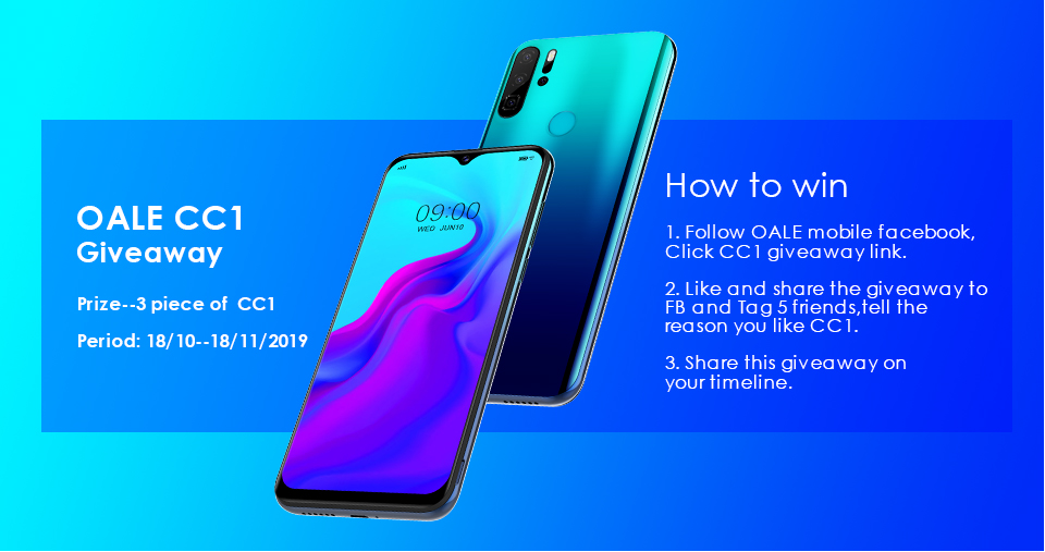 OALE CC1 GIVEAWAY ANNOUNCEMENT