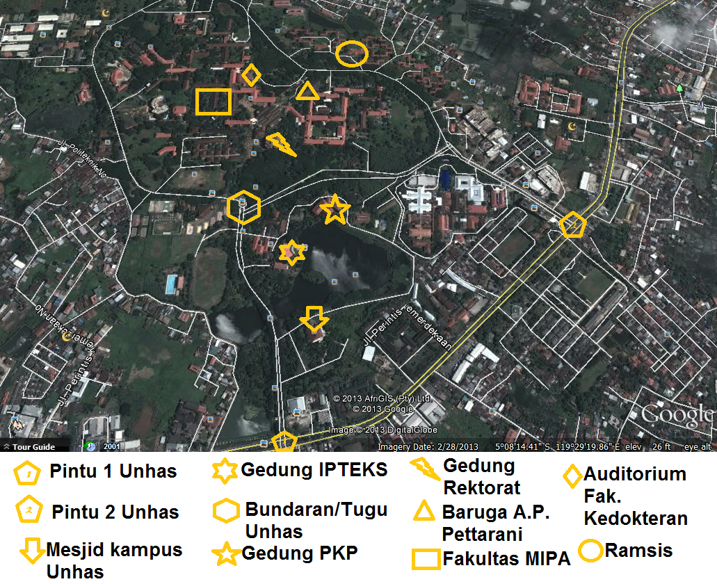 Denah Lokasi CSC @Unhas ~ Chemistry Smart Challenge