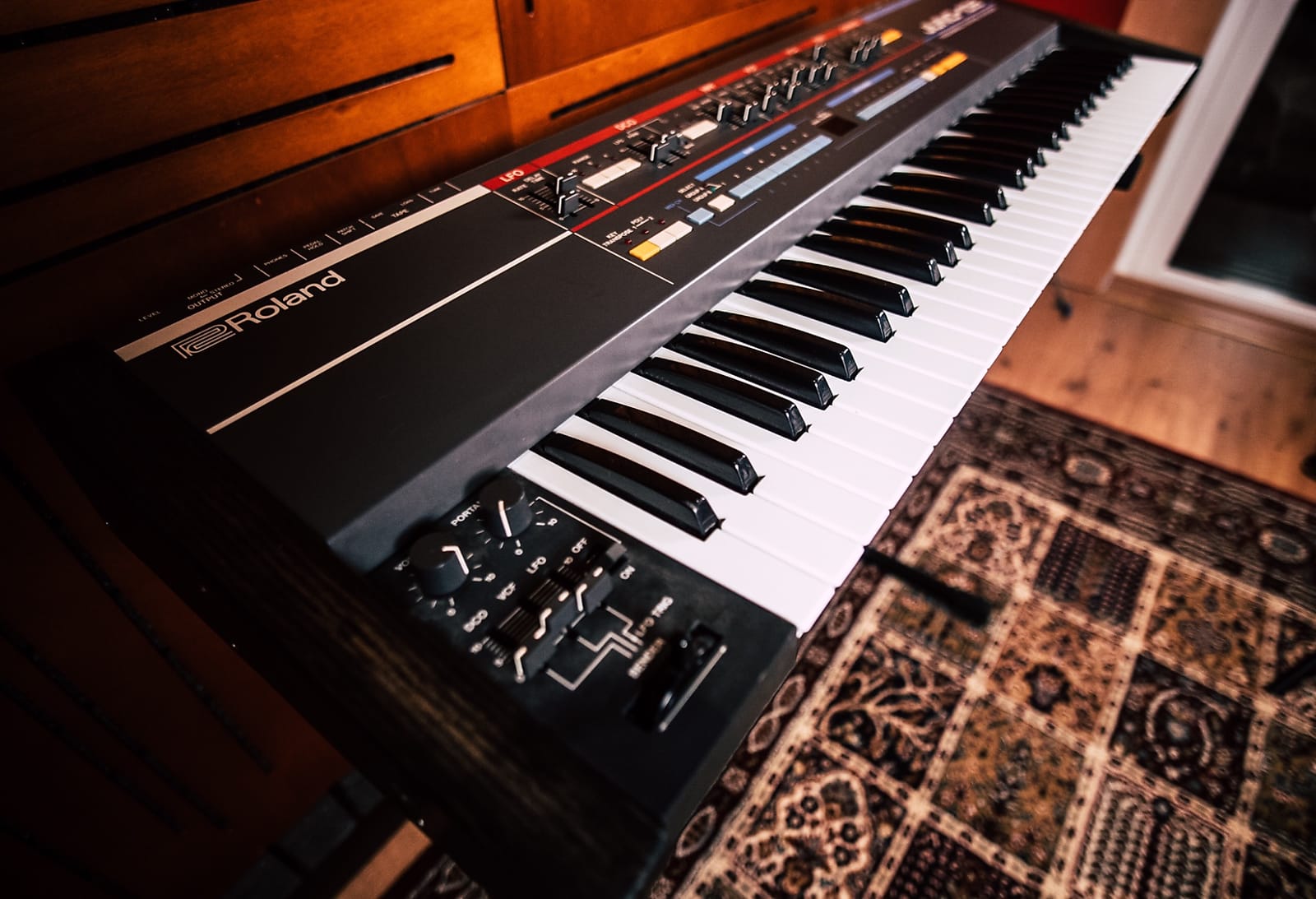 MATRIXSYNTH: Roland Juno 106 w/ Black Stained Wood Side Panels