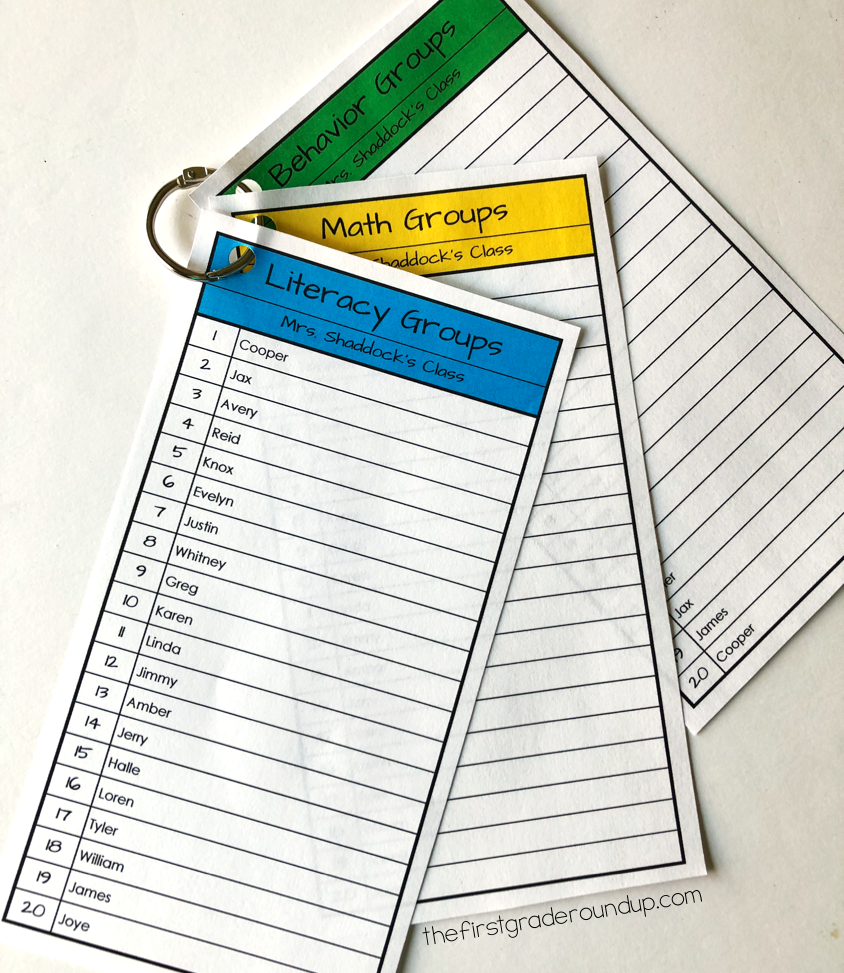 3 Stupid Simple ways for Grouping Students in the classroom - The First ...