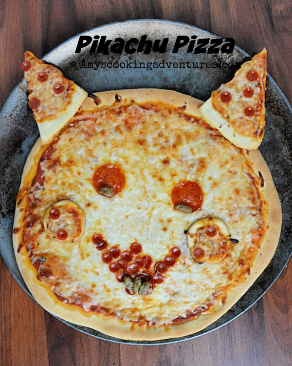 Pikachu Pizza #NationalPizzaMonth