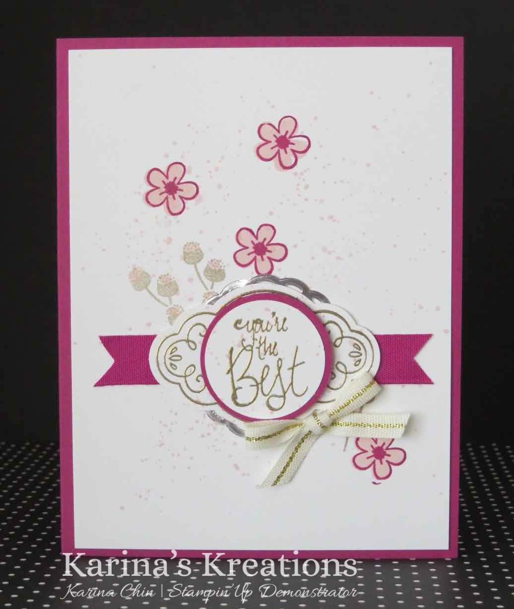 Stampin'Up Label Me Pretty! - Karina Chin, Stampin' Up! Demonstrator
