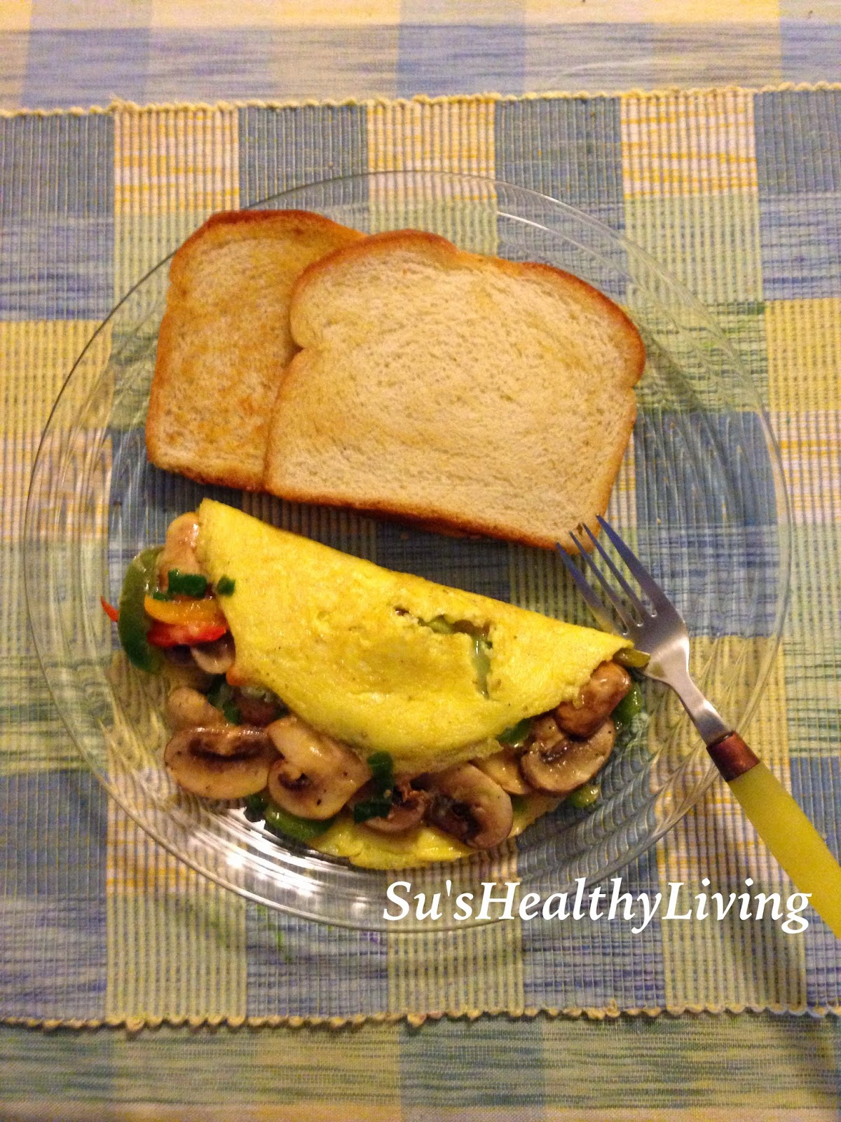 Su's Healthy Living: Meatless Monday Stuffed Omelette