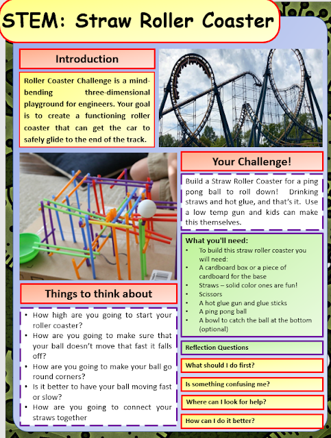 Year 6: STEM - Straw Roller Coaster